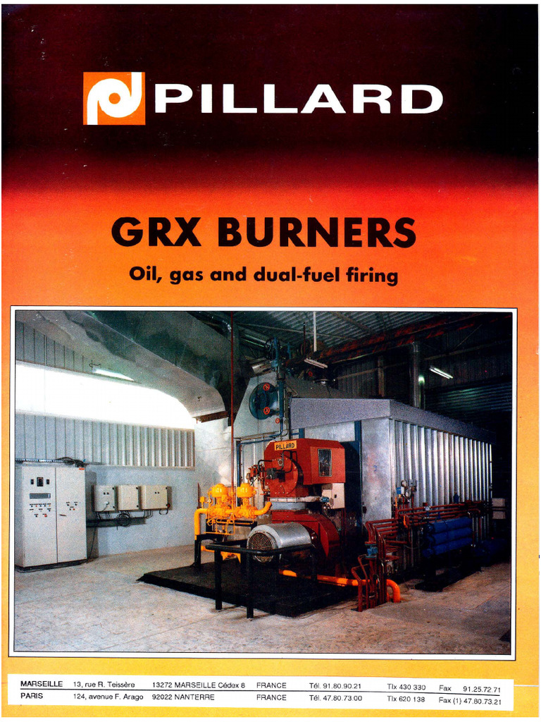 Pillard GRX Burners | PDF