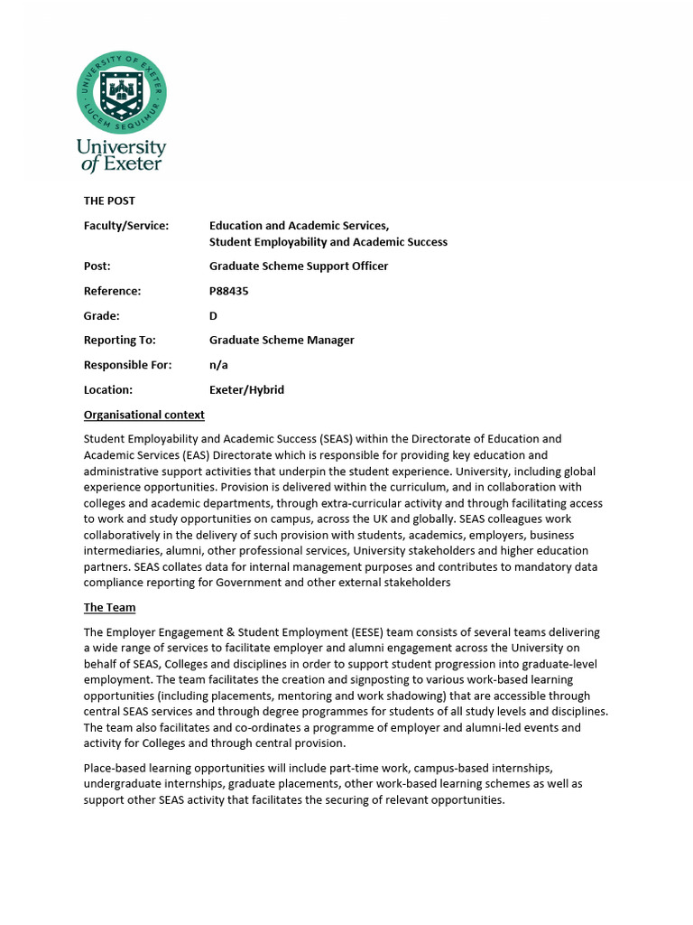 P88435 JD | PDF | Information | Employment