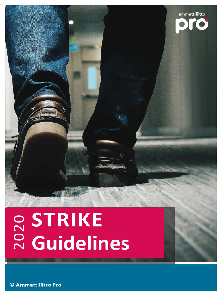 Strike Guidelines 2020 Trade Union Pro | PDF | Strike Action | Employment