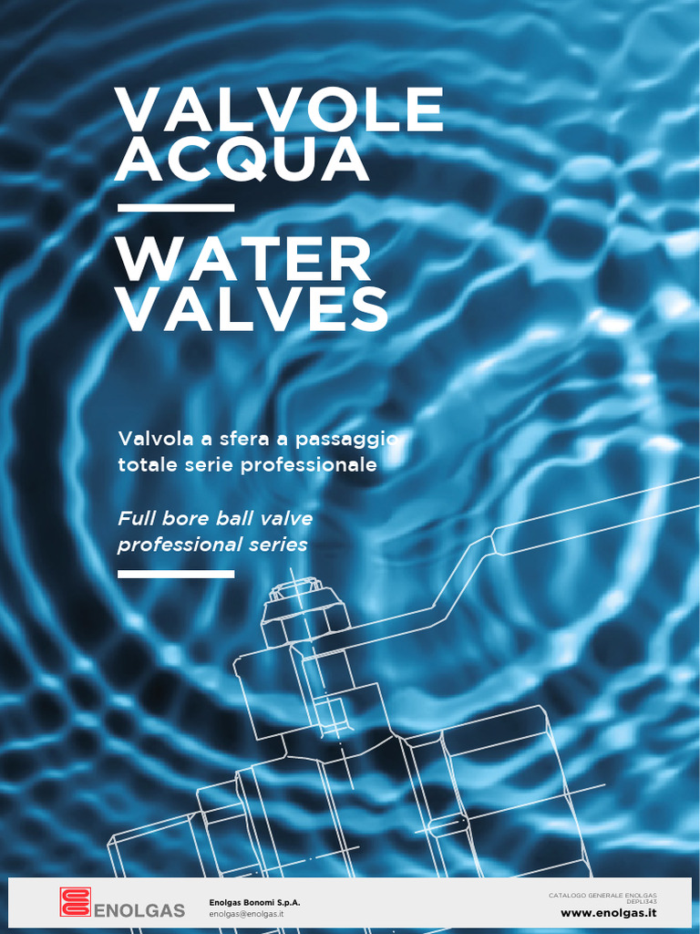 Enolgas Valvole Acqua Water Valves Topic Eko Topic - 1 | PDF