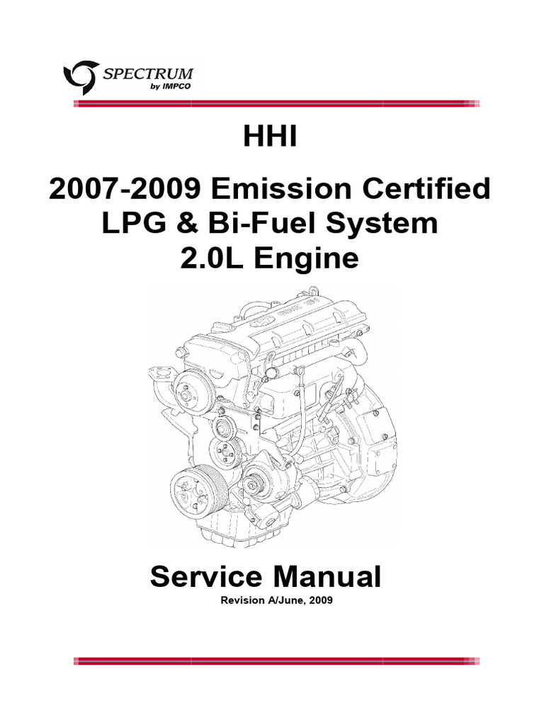 Service Manual Beta 2LTR Impco Engine Manual | PDF | Valve | Motor Oil