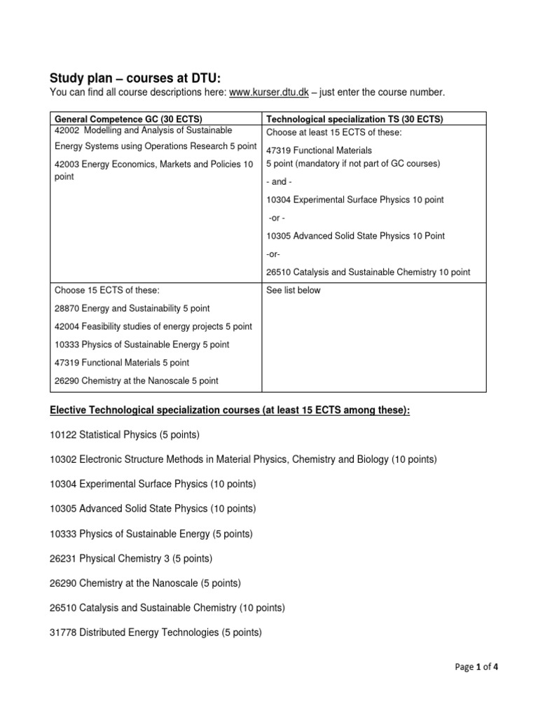 StudyProgram Courses TUM 1-1 Anne Hauch 2018 | PDF | Physics ...