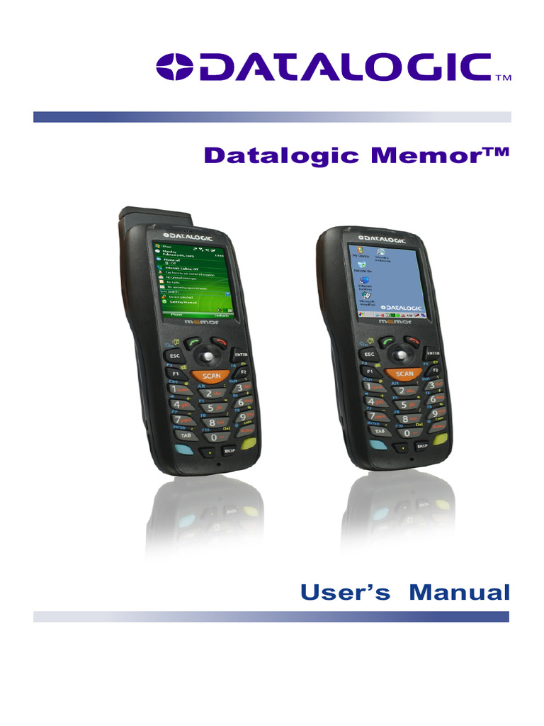 Datalogic Memor User Manual | PDF | Microsoft Windows | Usb