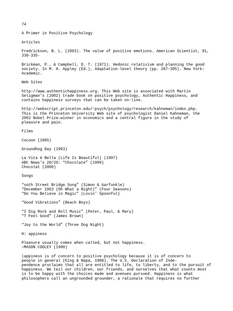 Chapter 4 Textbook #2 | PDF | Hedonism | Pleasure