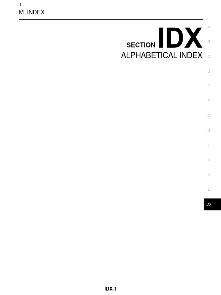 Alphabetical Index: Section | PDF | Clutch | Machines