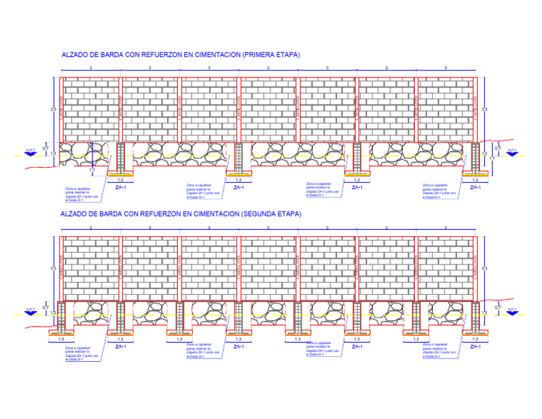 Refuerzo de Barda | PDF