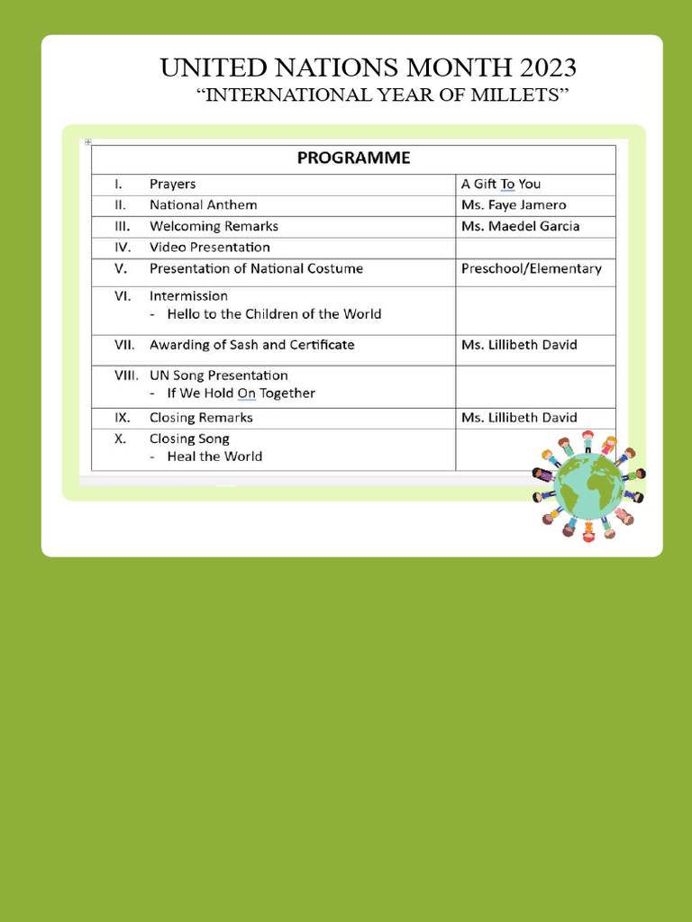 United Nations Reading Comprehension Worksheet (1) | PDF