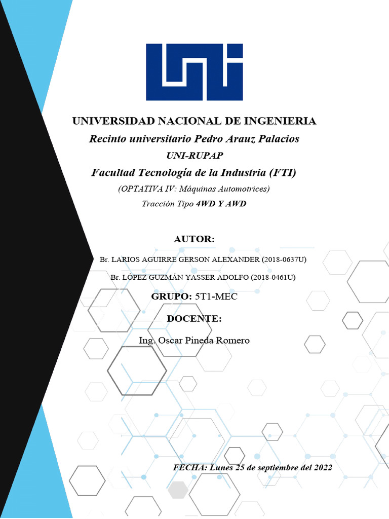 Tracción Tipo 4wd y Awd | PDF | Tracción en las cuatro ruedas | Vehículos