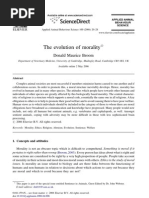 Evolution of Human Morality Explained | PDF | Morality | Evolution