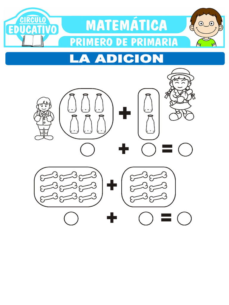 La Adicion Para Primero de Primaria | PDF