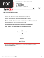 Comando Fillet no AutoCAD: Guia Prático | PDF | Auto Cad | Programas