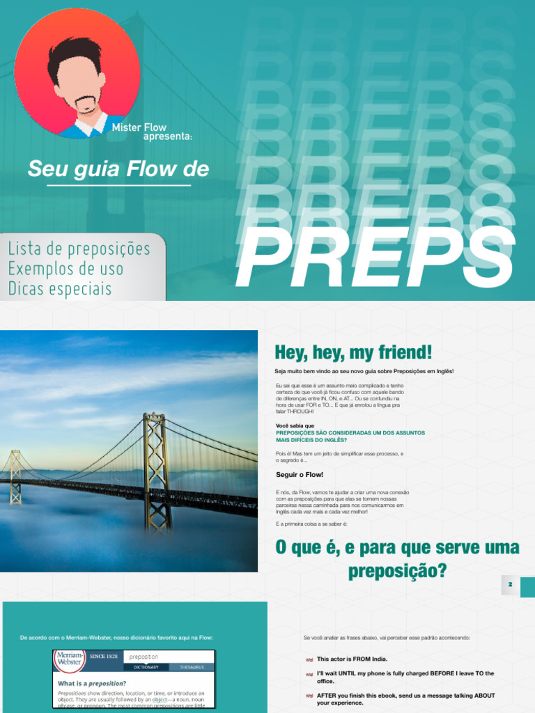 2019-eBook Preposicoes Ingles Aula Gratis Baixe Pelo Site Flow Idiomas Aprenda Prepositions in ...