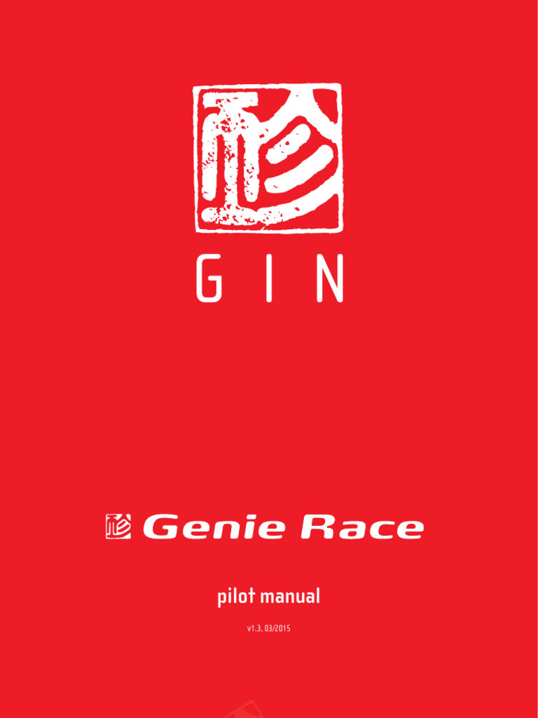 Gin Genie Race 3 Manual | PDF | Parachute