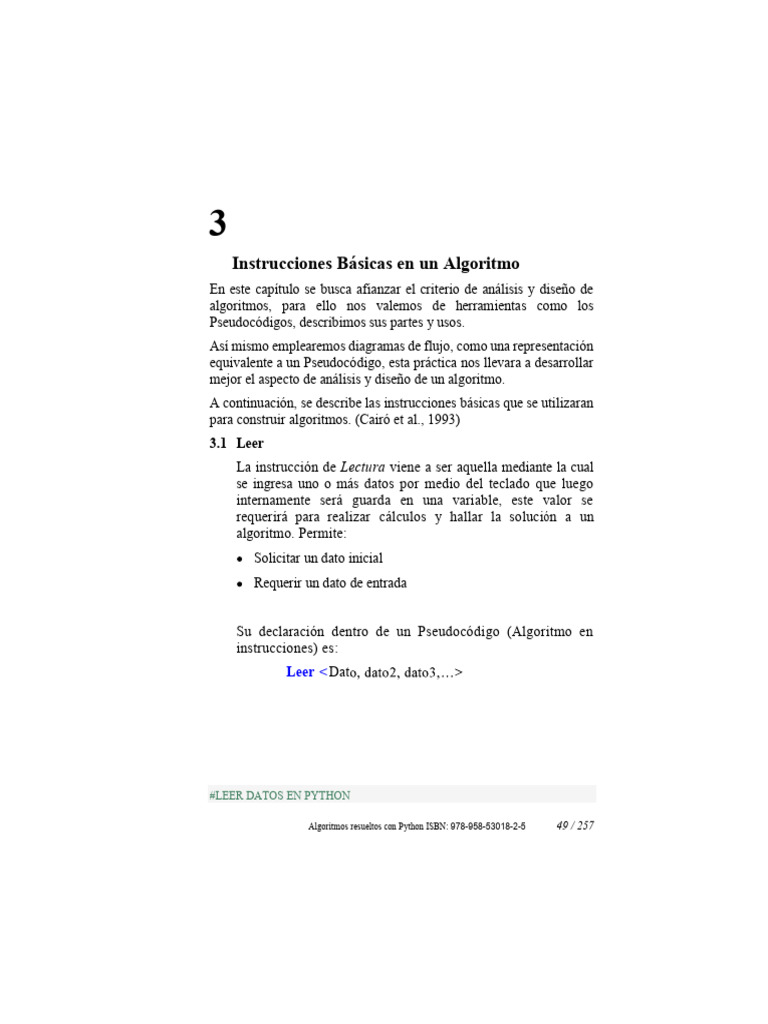 Capitulo 3 Algoritmos Y Programacion Python Parte 1 49 68 Descargar Gratis Pdf