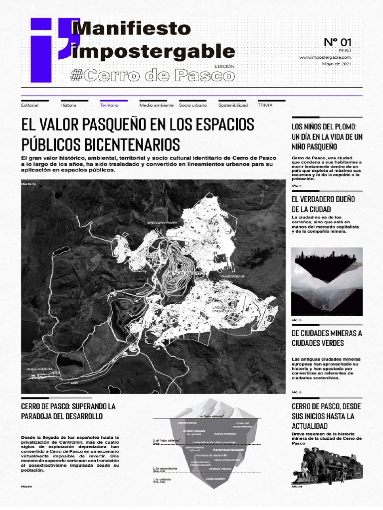 Manifiesto Impostergable Cerro de Pasco | PDF