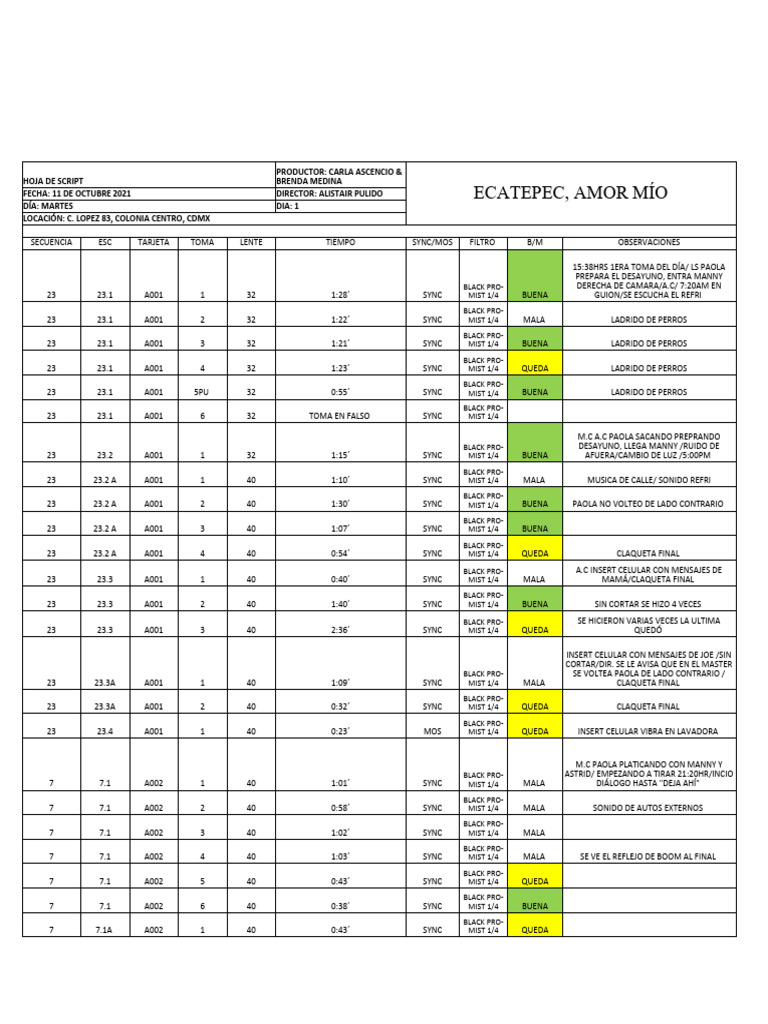 Reporte de Script | PDF