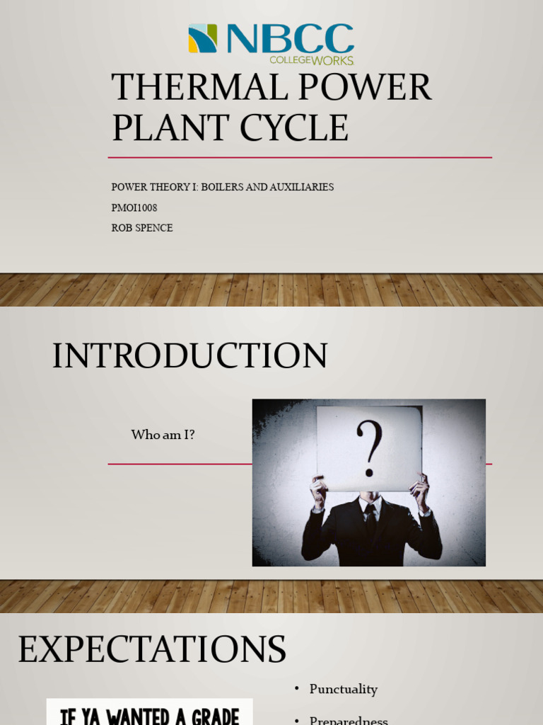 Lesson 1 Thermal Power Plant Cycle | PDF | Boiler | Steam