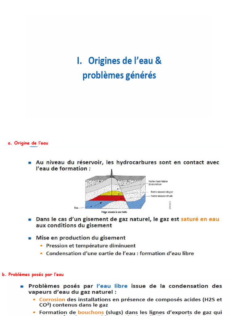 Traitement Du Gaz Naturel Cour 2 | PDF | Adsorption | Eau