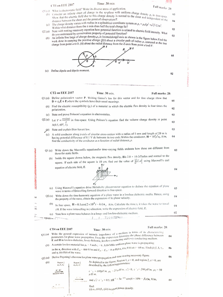 All CT Question B Section | PDF