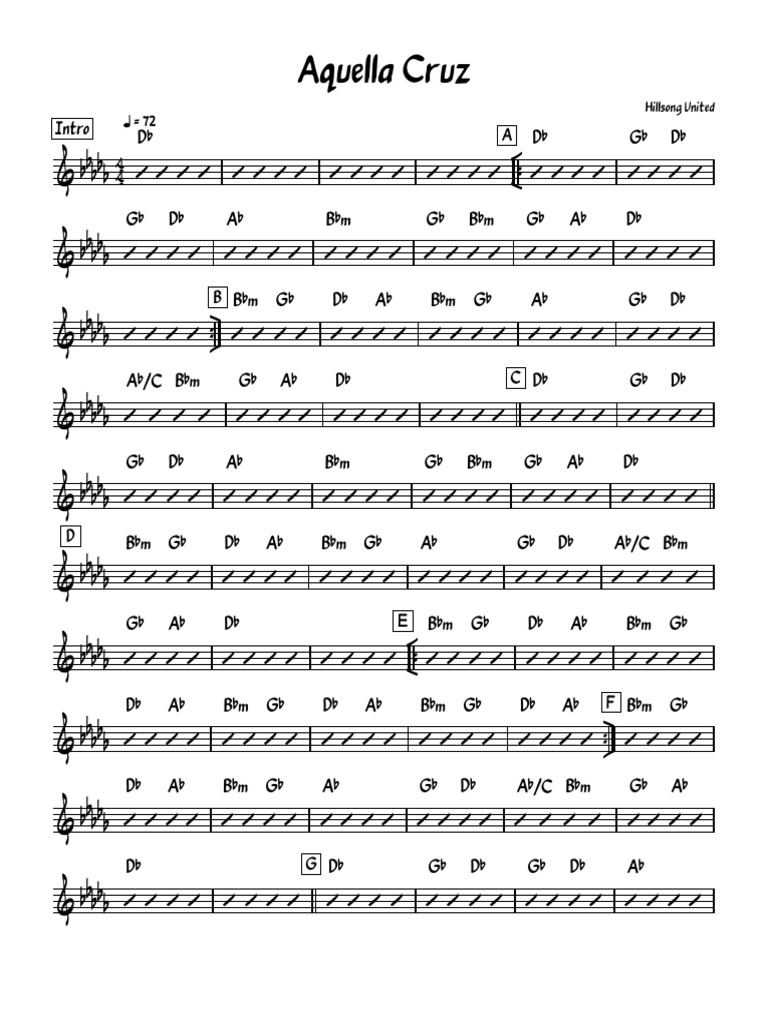 Aquella Cruz - Chart | PDF