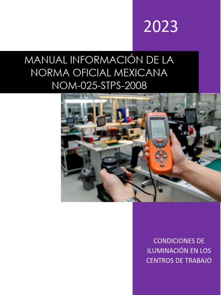 nom 025 stps 2008 | PDF | Encendiendo | Metrología