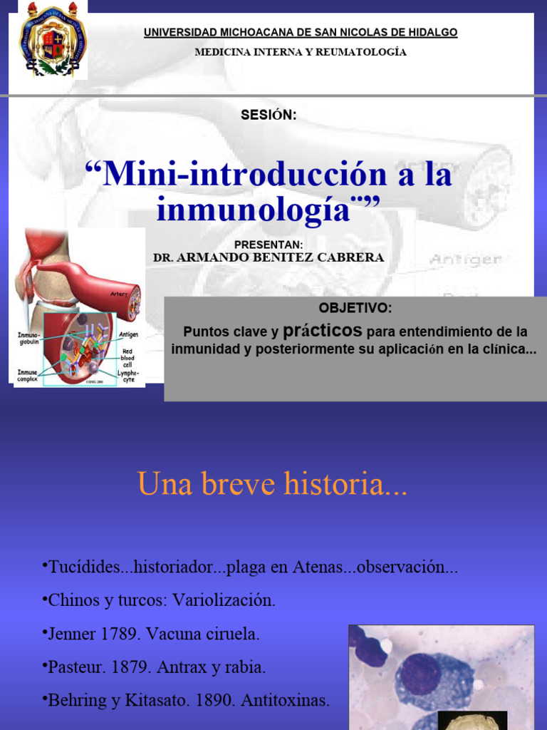 Introduccion A La Inmunidad | PDF | Sistema inmune | Inmunología