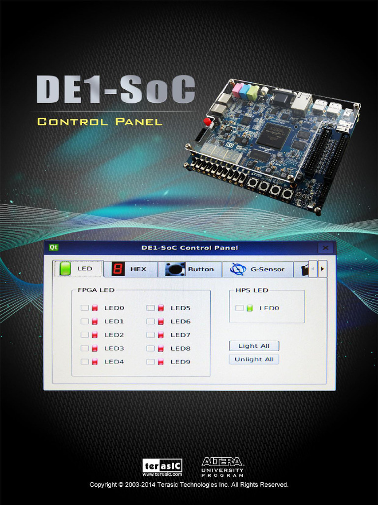 DE1-SoC Control Panel User Guide | PDF | Installation (Computer ...