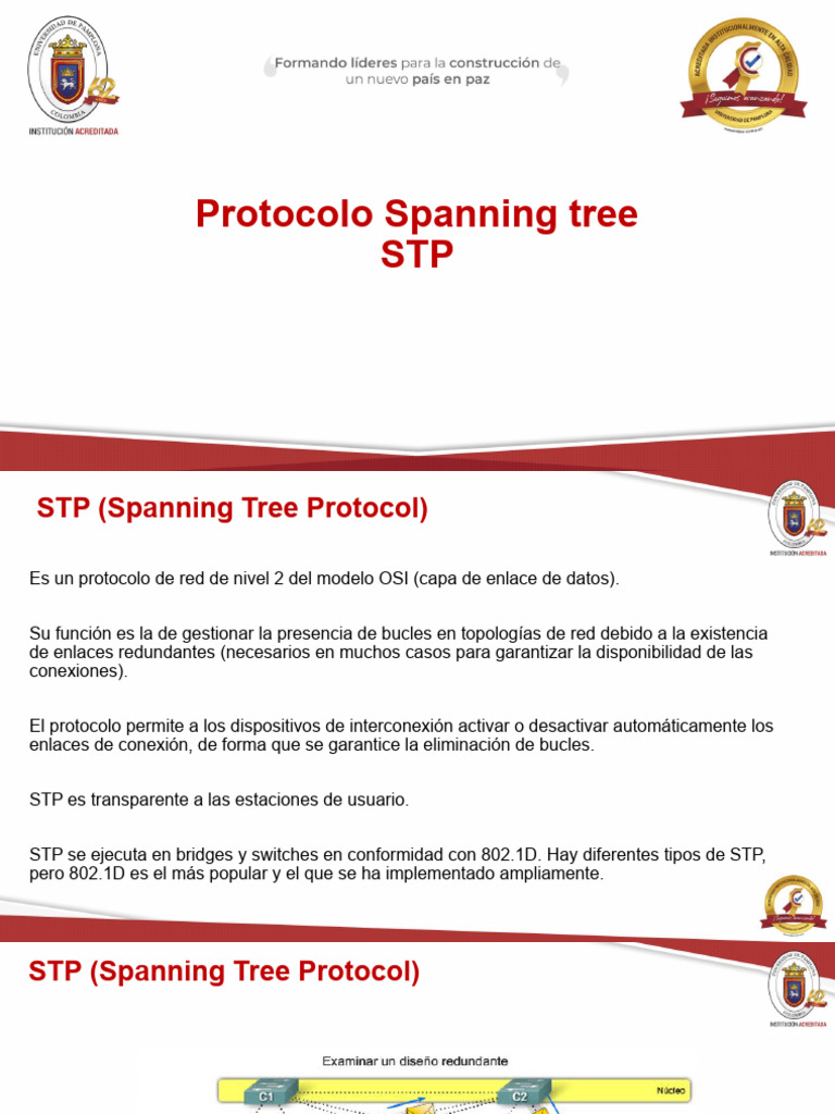Protocolo Spanning Tree | PDF | Transmisión de datos | Ingeniería ...