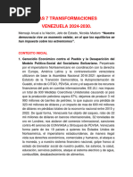 Las Siete Transformaciones (7t) | PDF | Venezuela | Estado (política)