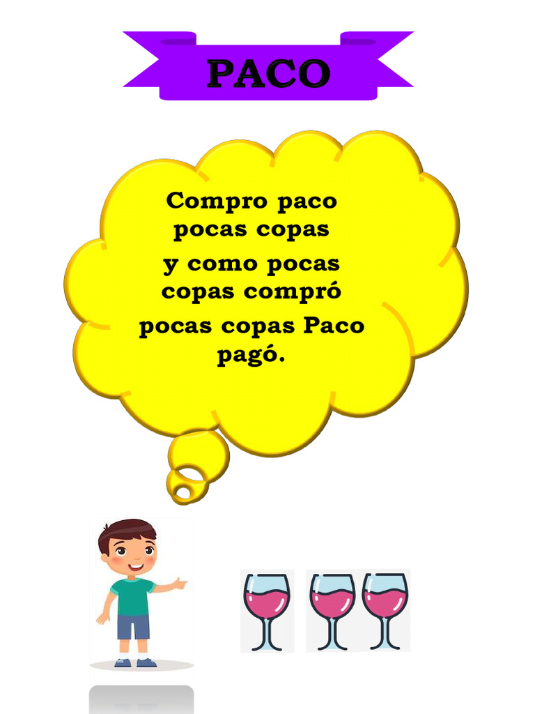 Trabalenguas en español para niños | PDF