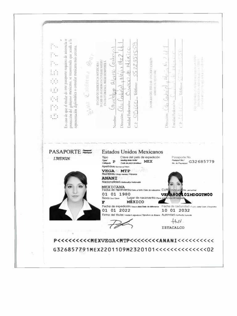D0465422 - Pasaporte | PDF