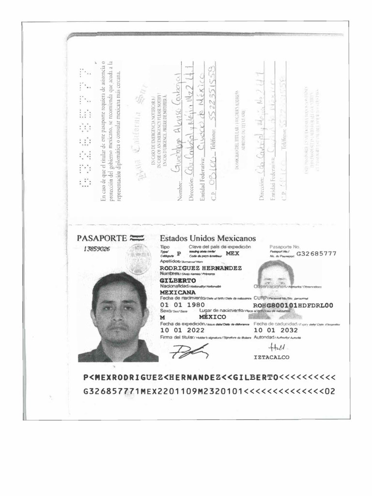 D0465438 - Pasaporte | PDF