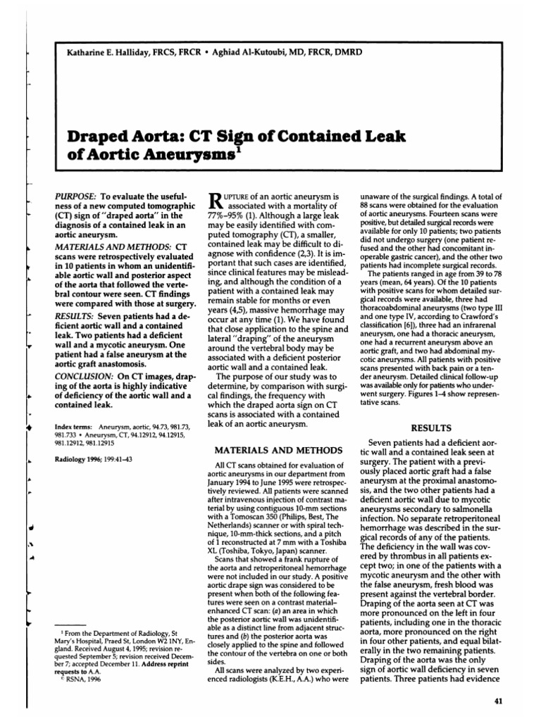 Spectrum of CT Find Ings in Rupture and Impending Rupture of Abdominal ...