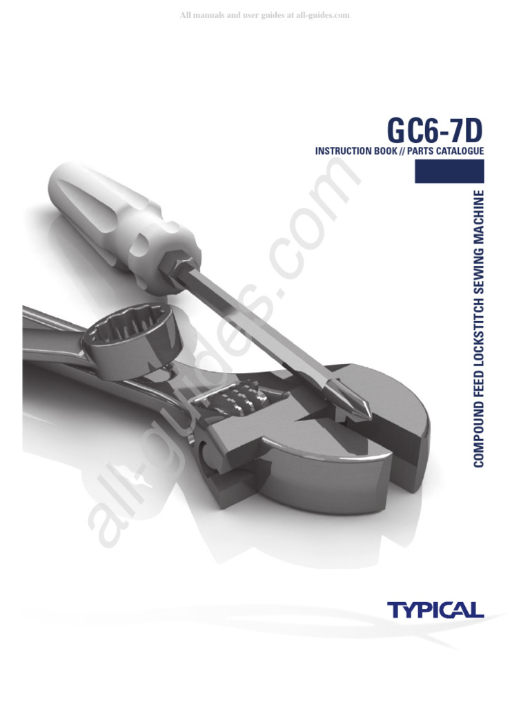 Typical Gc6 7d Instruction Book Parts Catalogue 34 | PDF | Sewing ...