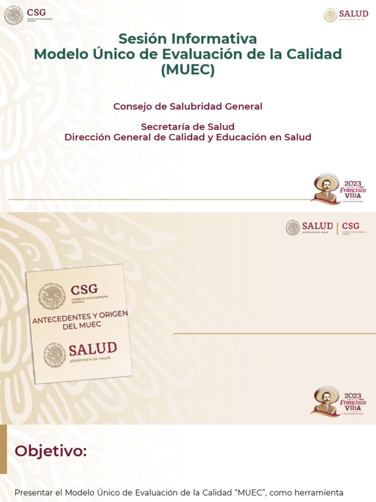 Estructura y Fases del MUEC | PDF | Hospital | Evaluación