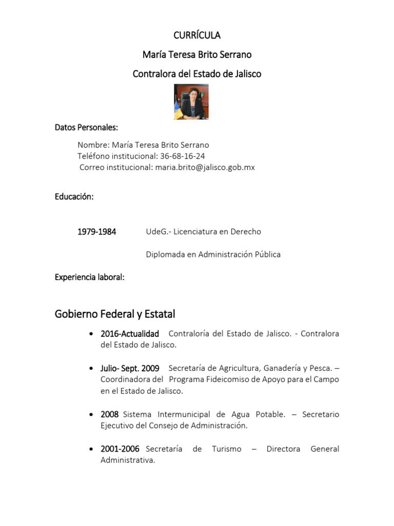 Brito Serrano Maria Teresa | PDF | Gobierno local | Judicaturas