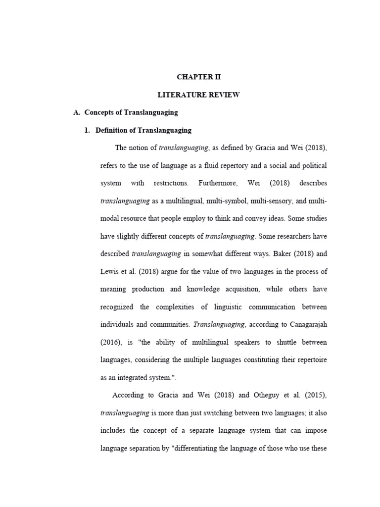 Chapter II | PDF | English As A Second Or Foreign Language | Second Language