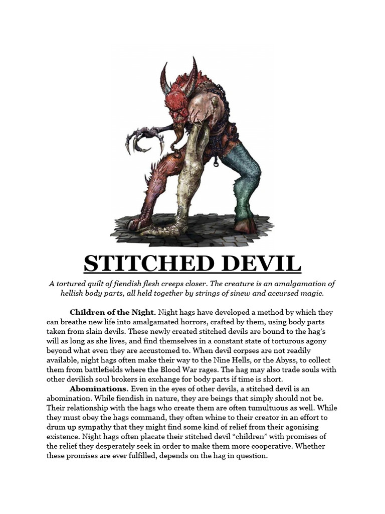 Stitched Devil | PDF