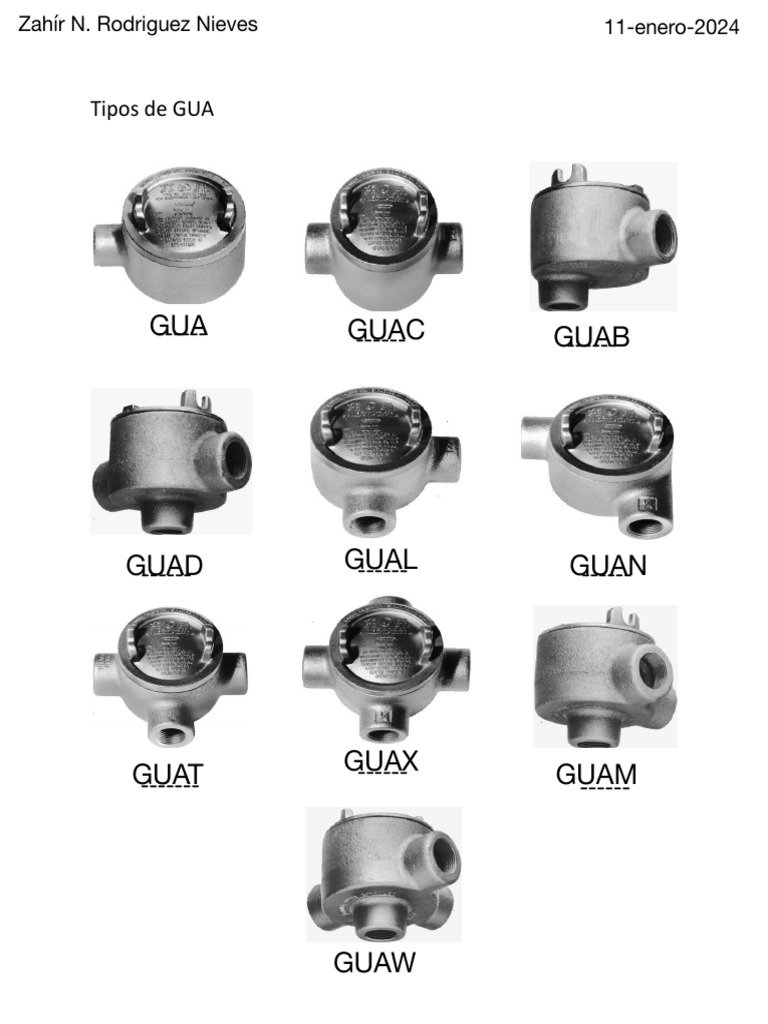 Tareas Tipos de GUA | PDF