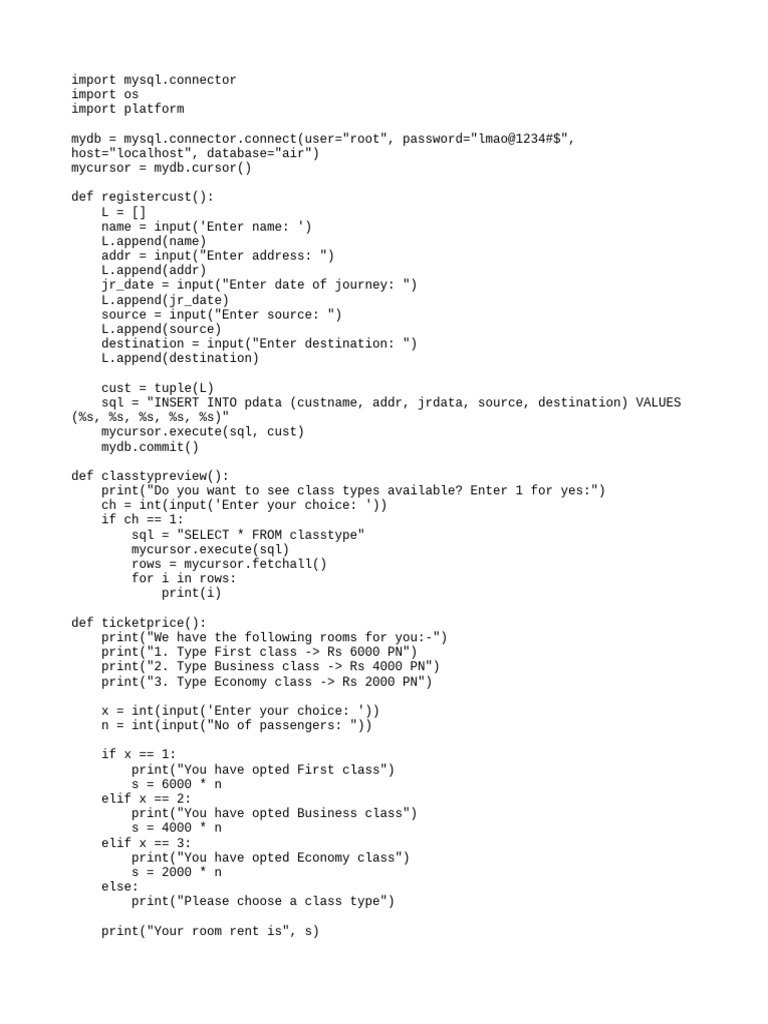 pythoncode | PDF | Software Engineering | Computer Data