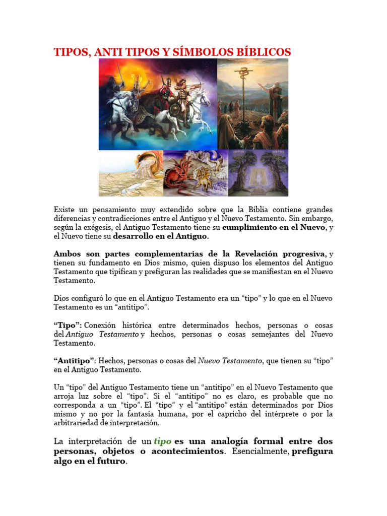 Ejemplos de Tipo Antitipo y Simbolos | Descargar gratis PDF | Yom ...