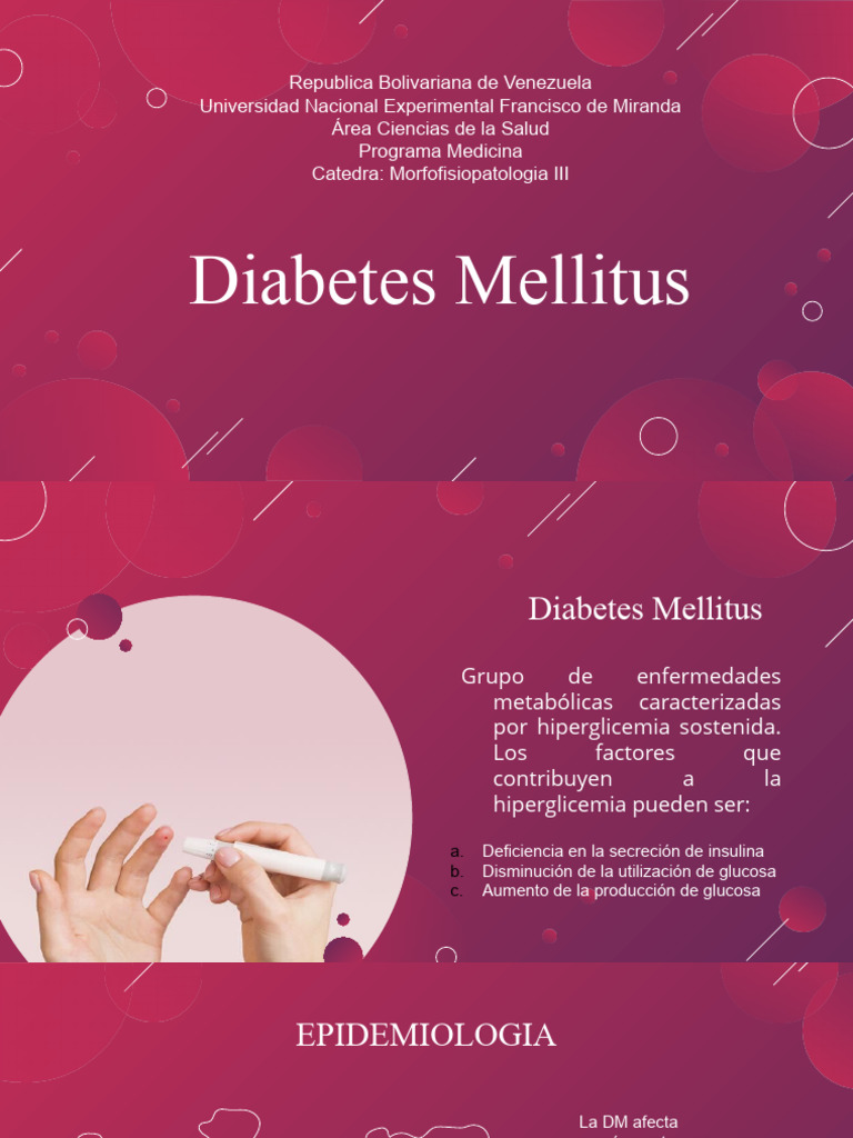 Tema 9. Diabetes Mellitus | PDF | Diabetes | Sistema endocrino