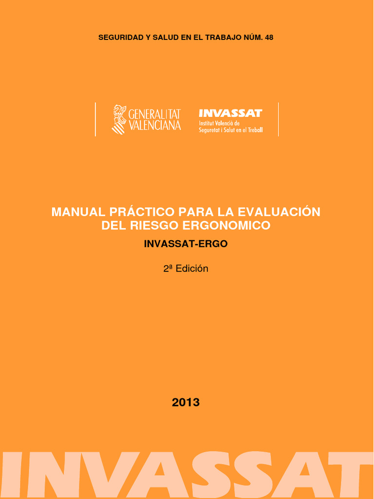 Manual Riesgos Disergonómicos | PDF | Factores humanos y ergonomía | Evaluación