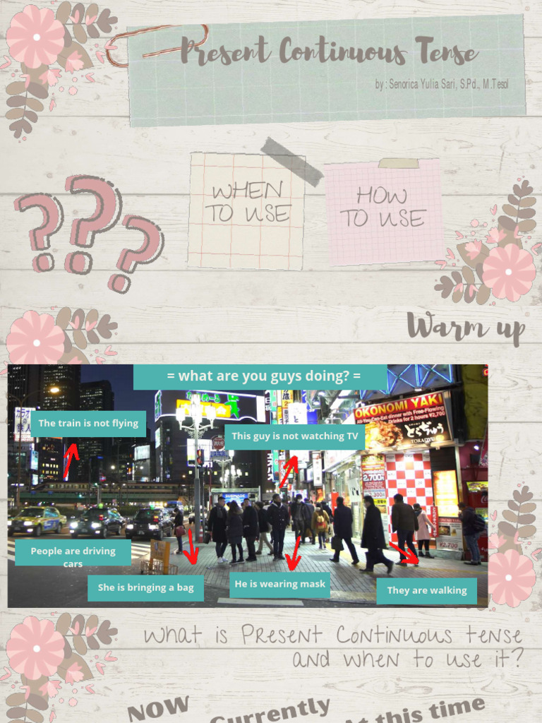 UNIT 5 Present Continuous Tense | PDF