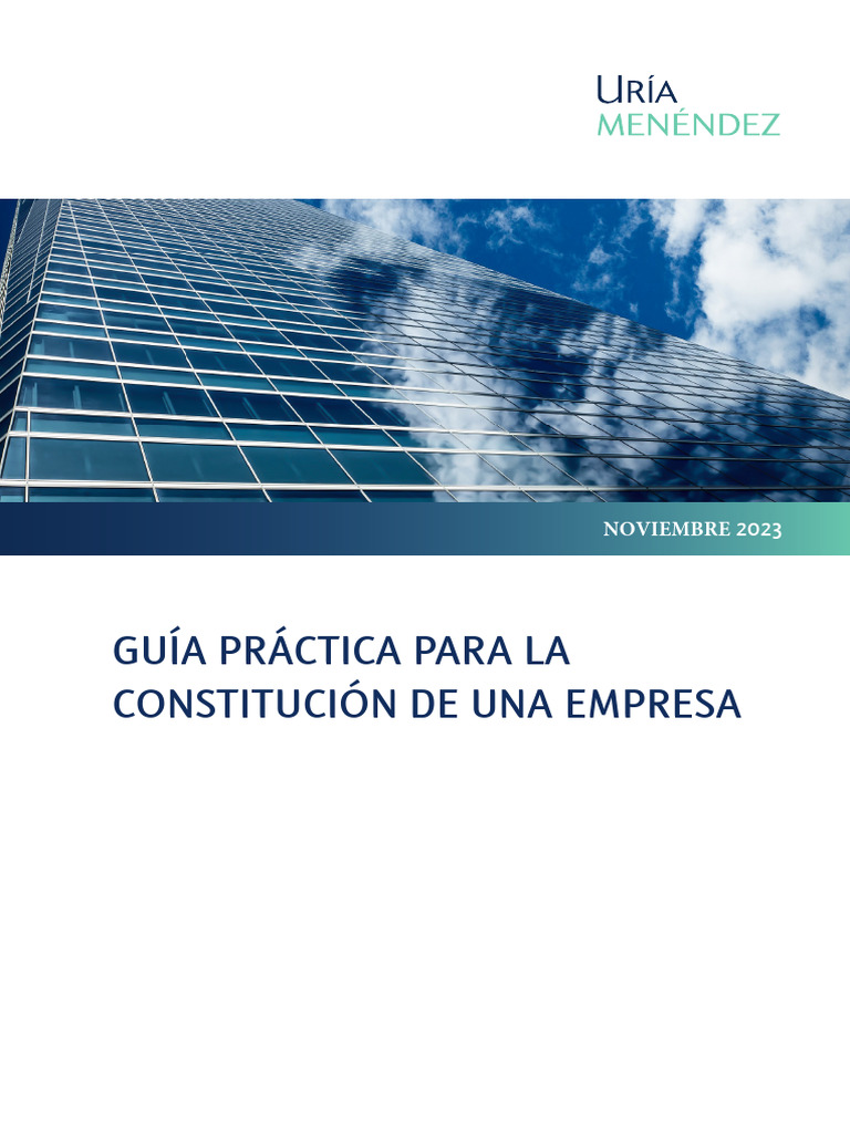 Guía Constitución Empresa 2023 | PDF | Dividendo | Sociedad de responsabilidad limitada