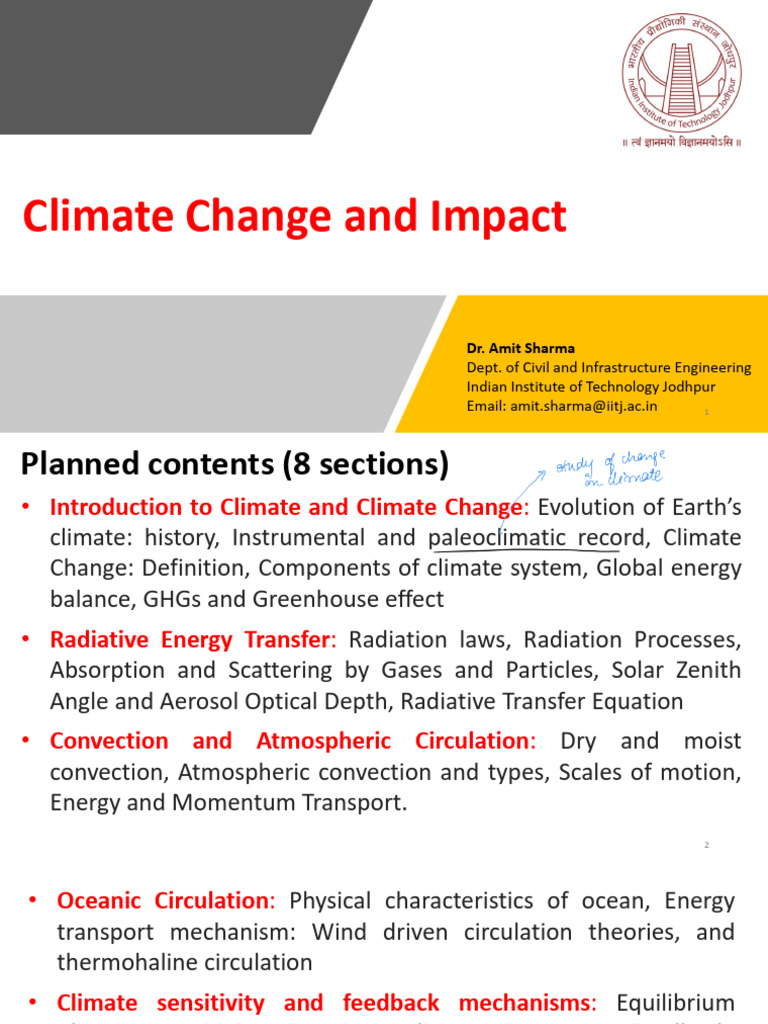 Module 1_Intro Climate change | PDF | Greenhouse Effect | Climate