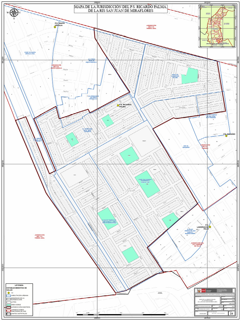 Mapa - P.S. Ricardo Palma | PDF