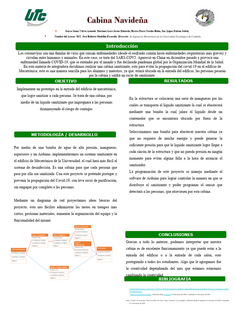 Poster UTC MECA Cabina Navideña | PDF | Especialidades Medicas | Medicina