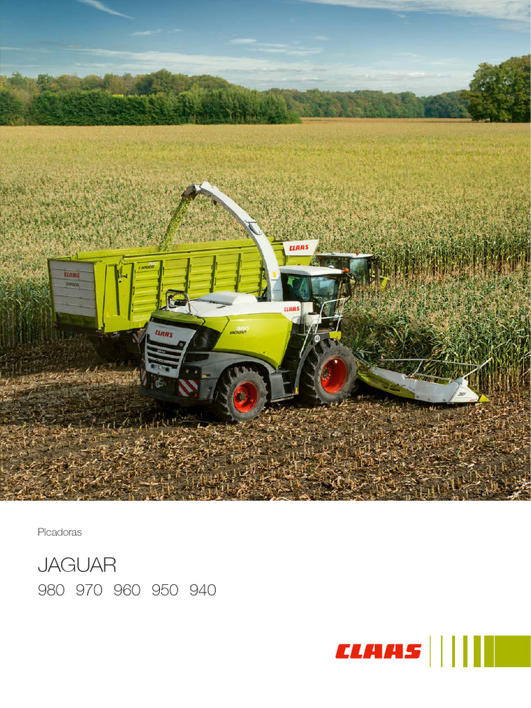 CAT Claas Jaguar 900 | Descargar gratis PDF | Eje | Motores