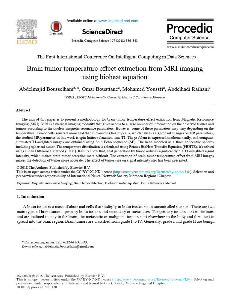 Bo Uss Elham 2018 | PDF | Magnetic Resonance Imaging | Medical Imaging